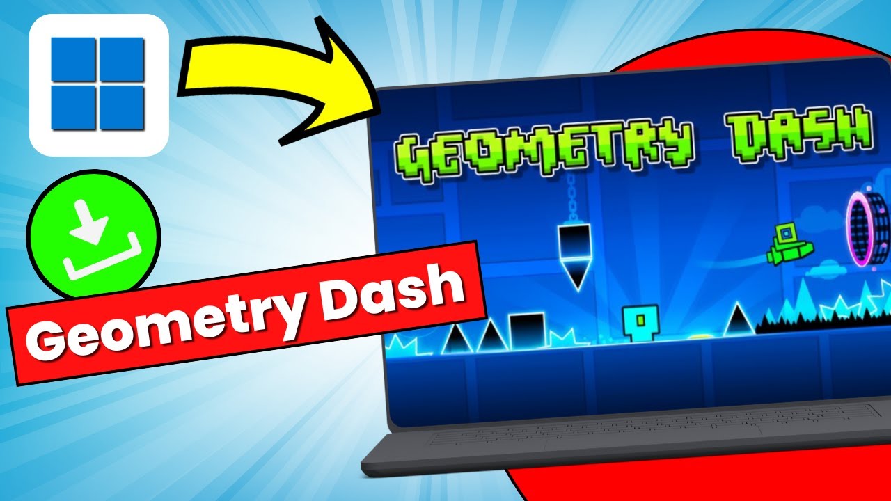 HOW TO DOWNLOAD GEOMETRY DASH ON PC 2024 (EASY!) - YouTube