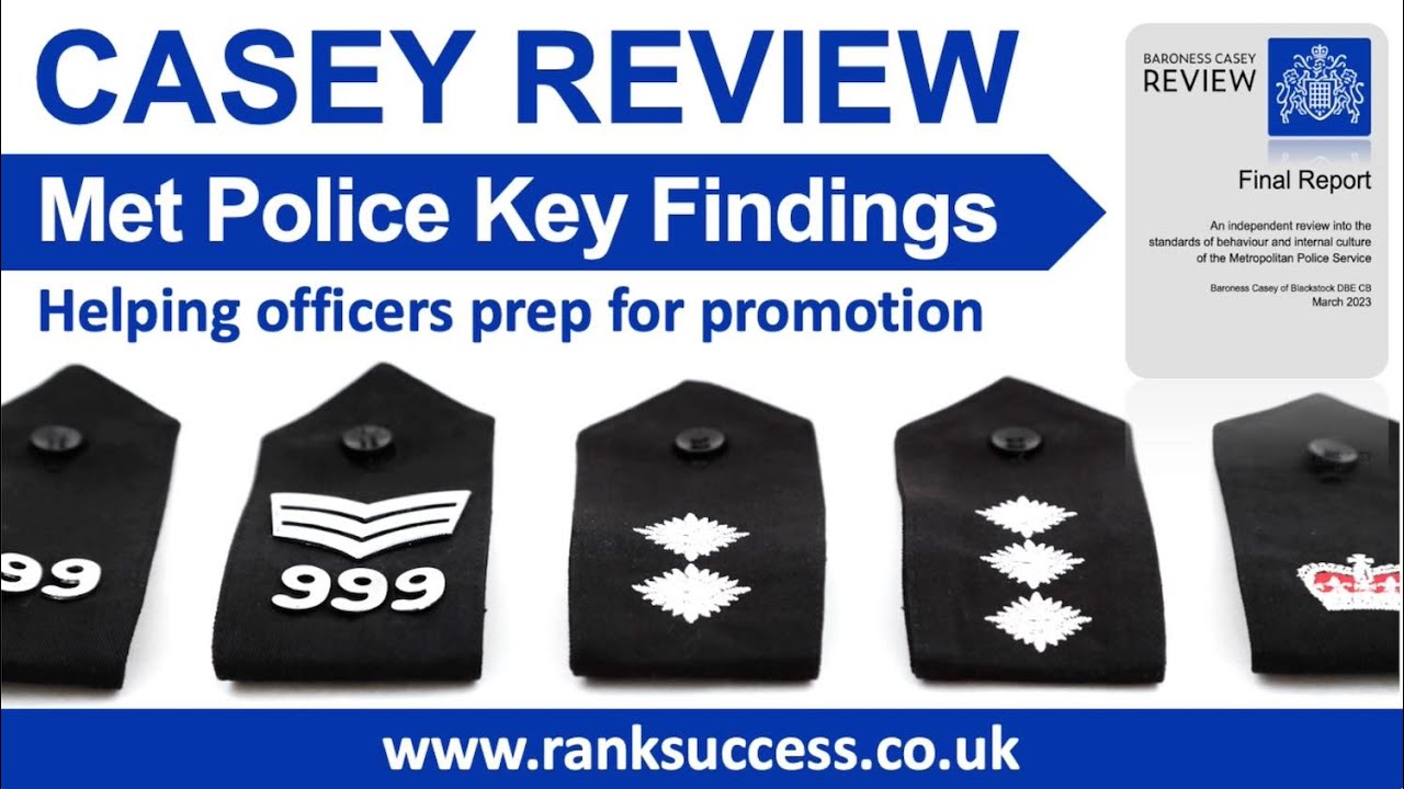 Baroness Casey Review of Met Police 2023: Summary Overview - YouTube