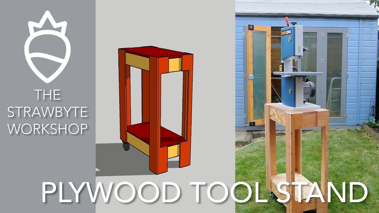 How to Build a Versatile Workbench or Tool Stand from Plywood - YouTube
