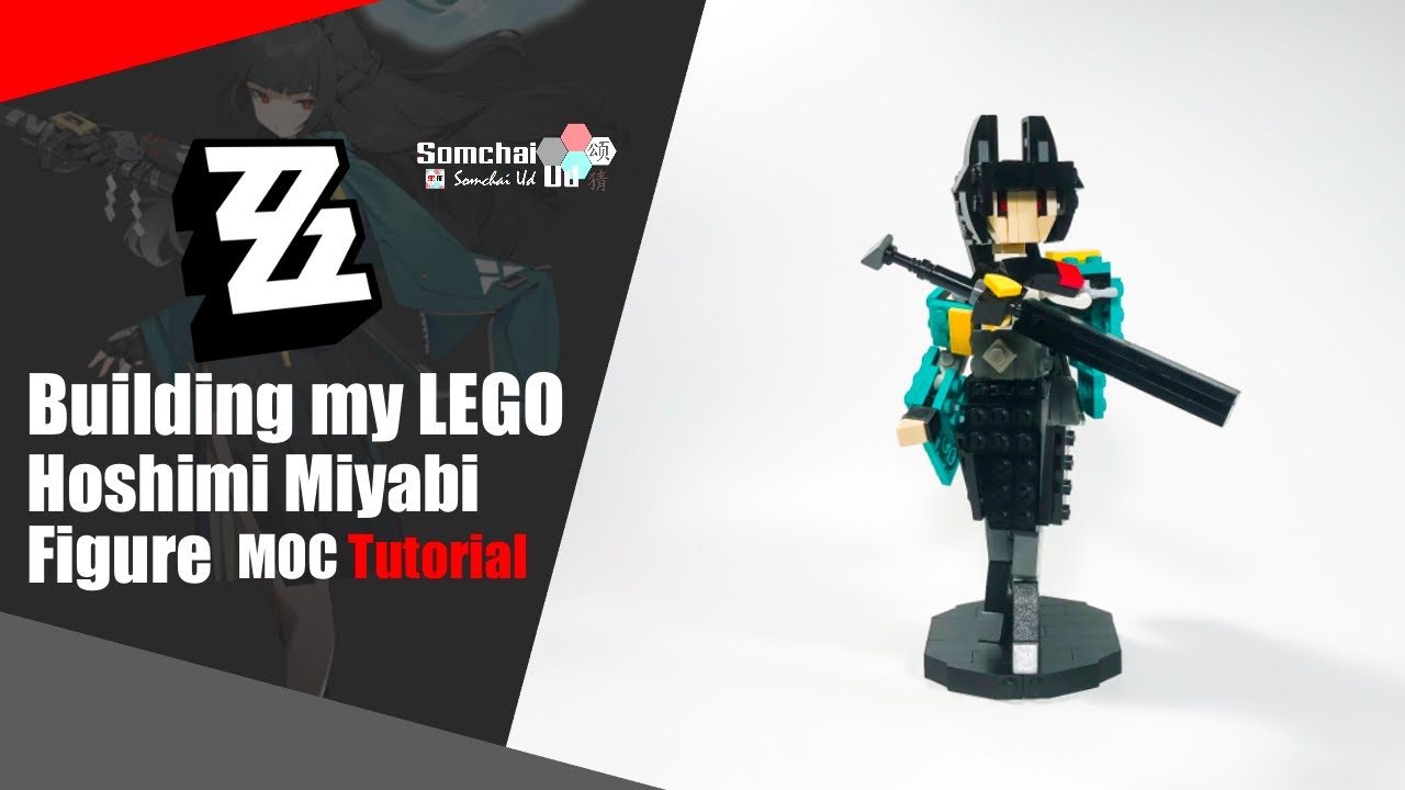 LEGO Zenless Zone Zero Hoshimi Miyabi Figure MOC Tutorial | Somchai Ud ...