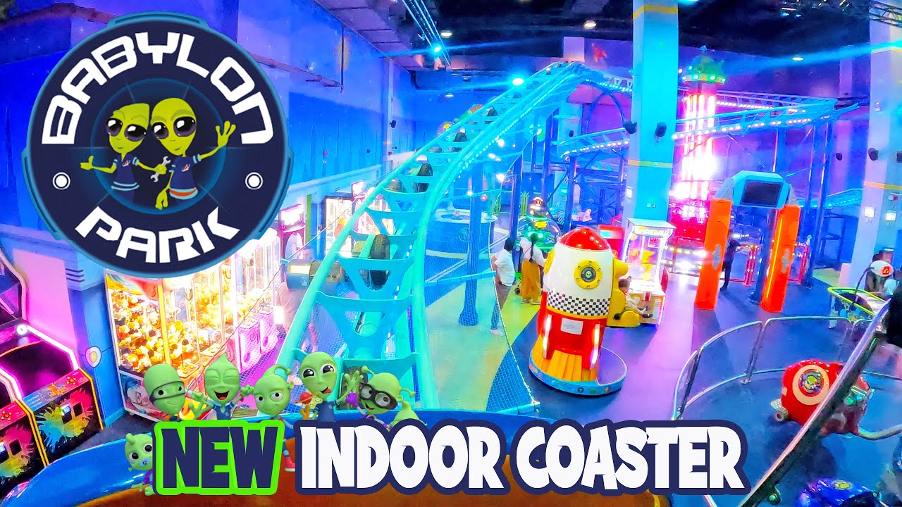Babylon Park NEW Coaster On Ride Front Row POV (July 2022) [4K Ultra ...
