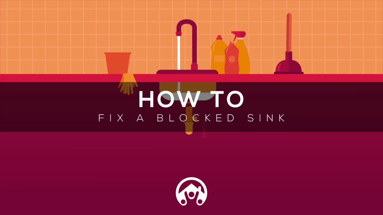 How To Fix A Blocked Sink Youtube