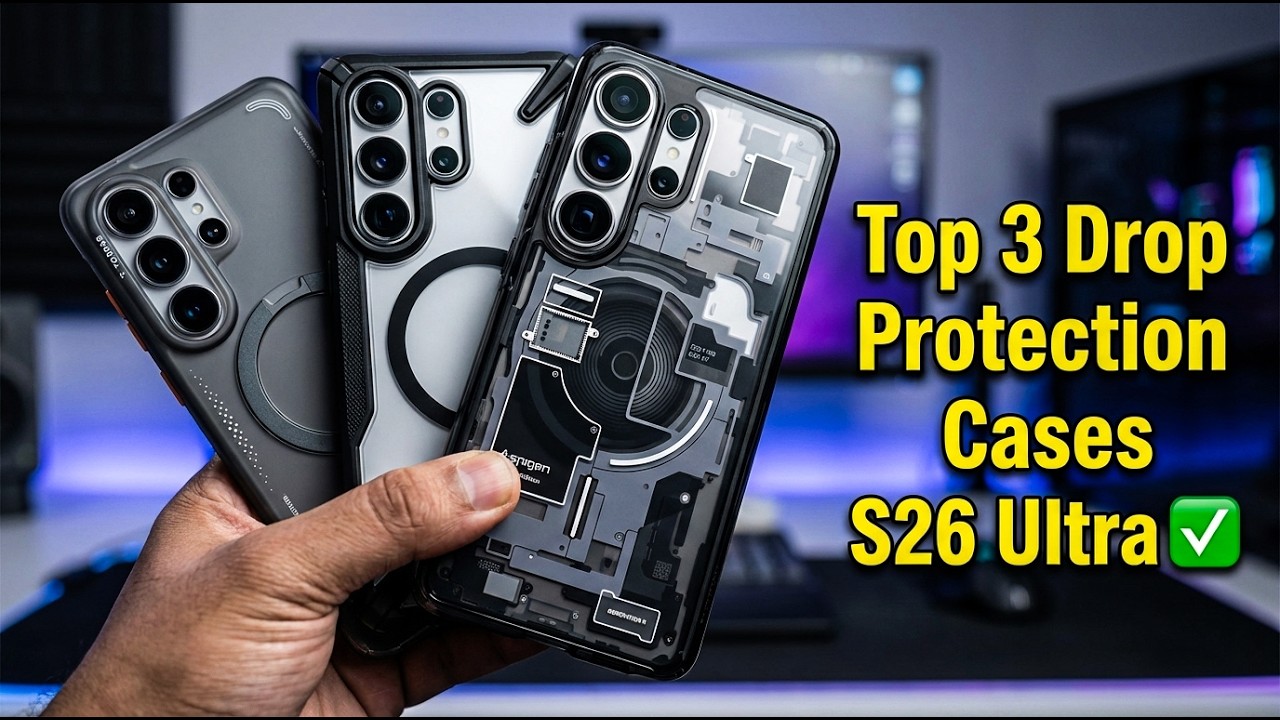 Top 3 Best Galaxy S26 Ultra Drop Protection Cases! - YouTube