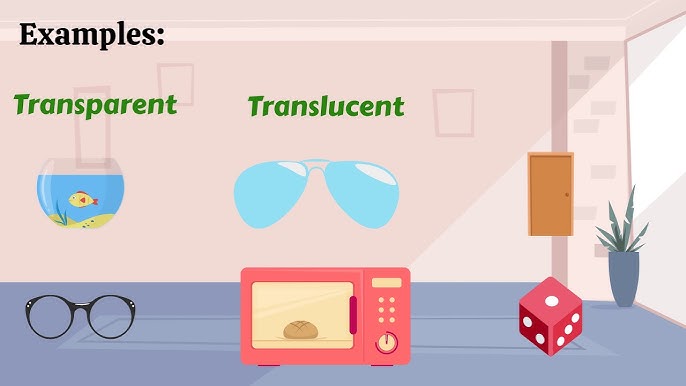 Examples Of Translucent Objects For Kids