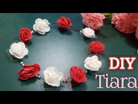 How to make Tiara at home | Home made beautiful Tiara | Diy Tiara | DIY ...
