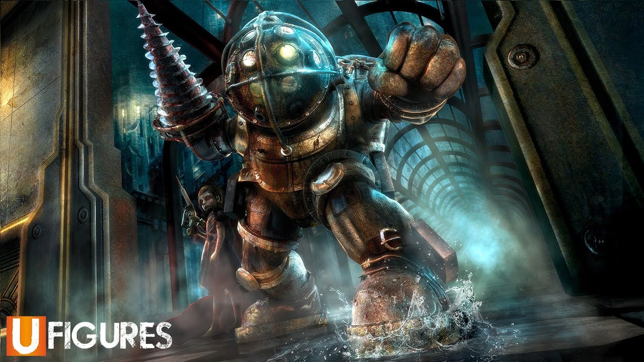 Bioshock 2 / Big Daddy (Elite Bouncer) Action Figure İncelemesi - YouTube