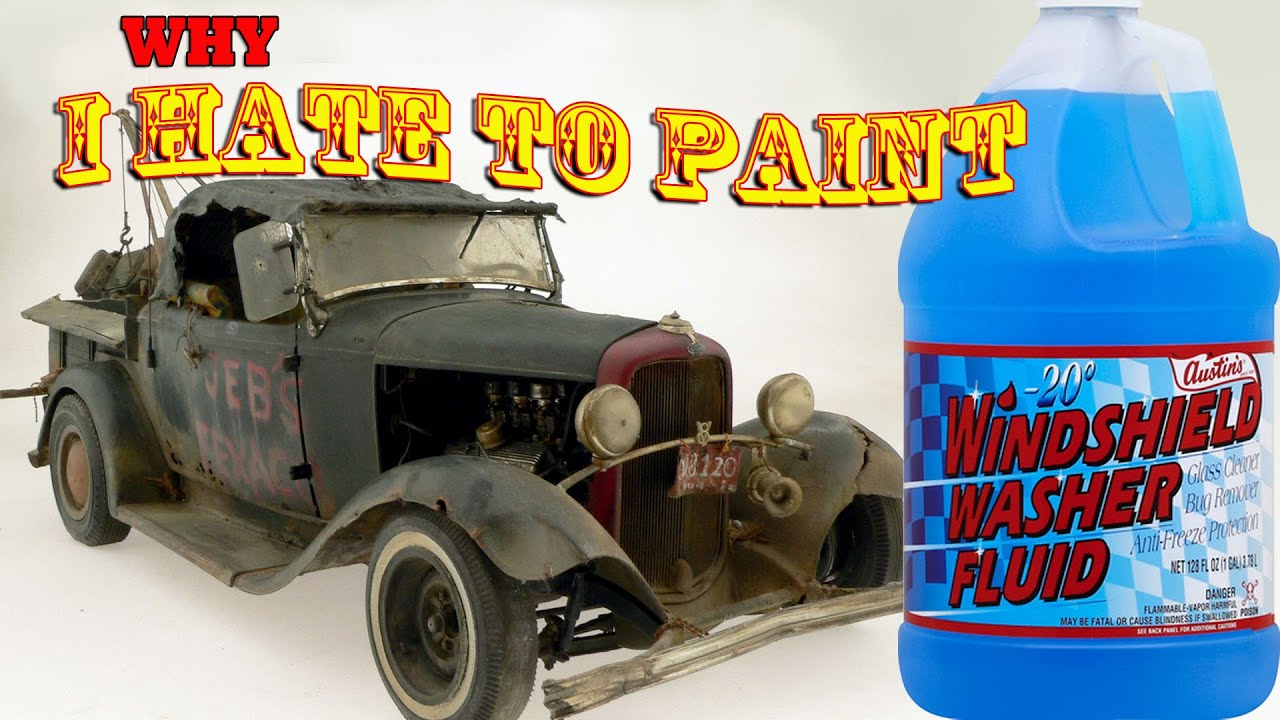 An Idiot's Guide to Thinning Acrylic Paint With Windshield Washer Fluid ...