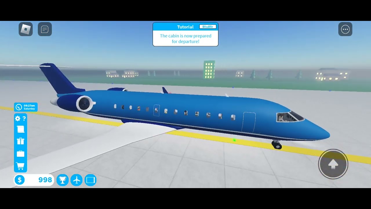 Preparing for push back in Cabin Crew Simulator - YouTube