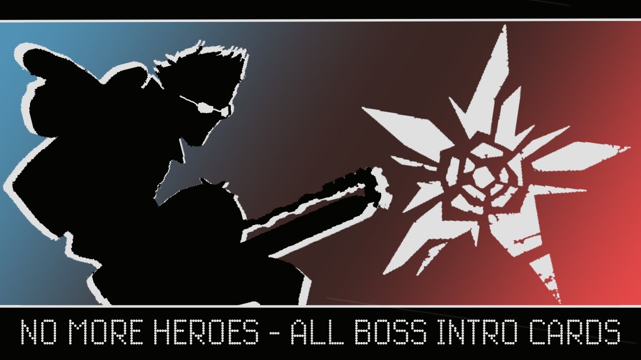 No More Heroes - All Boss Title Cards (SWITCH) - YouTube