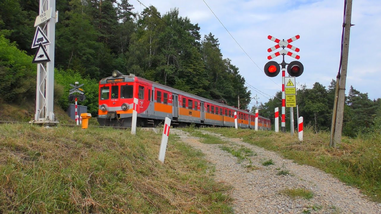 [4K] SSP Cieniawa #3 | Polish railroad crossing - YouTube