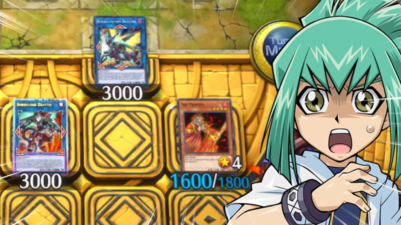 FIRE PRINCESS BURN FTK IN YUGIOH MASTER DUEL - YouTube