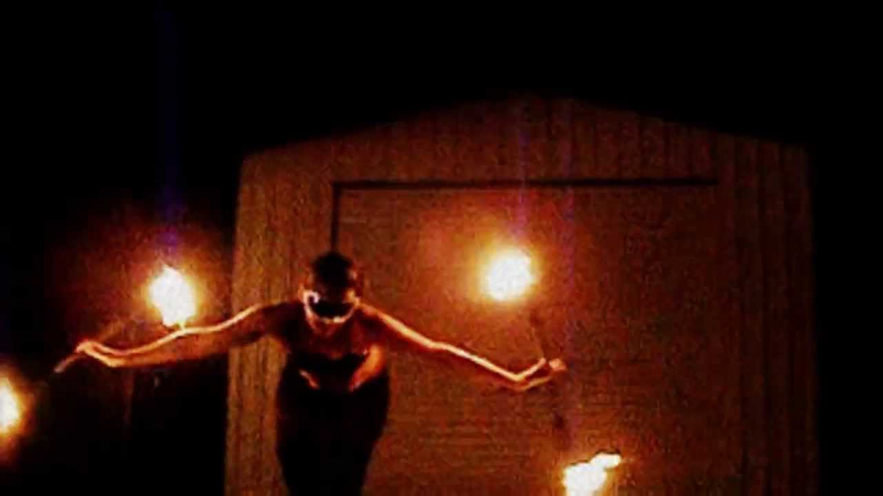 Female Fire Dancers and Dubstep 2 - YouTube