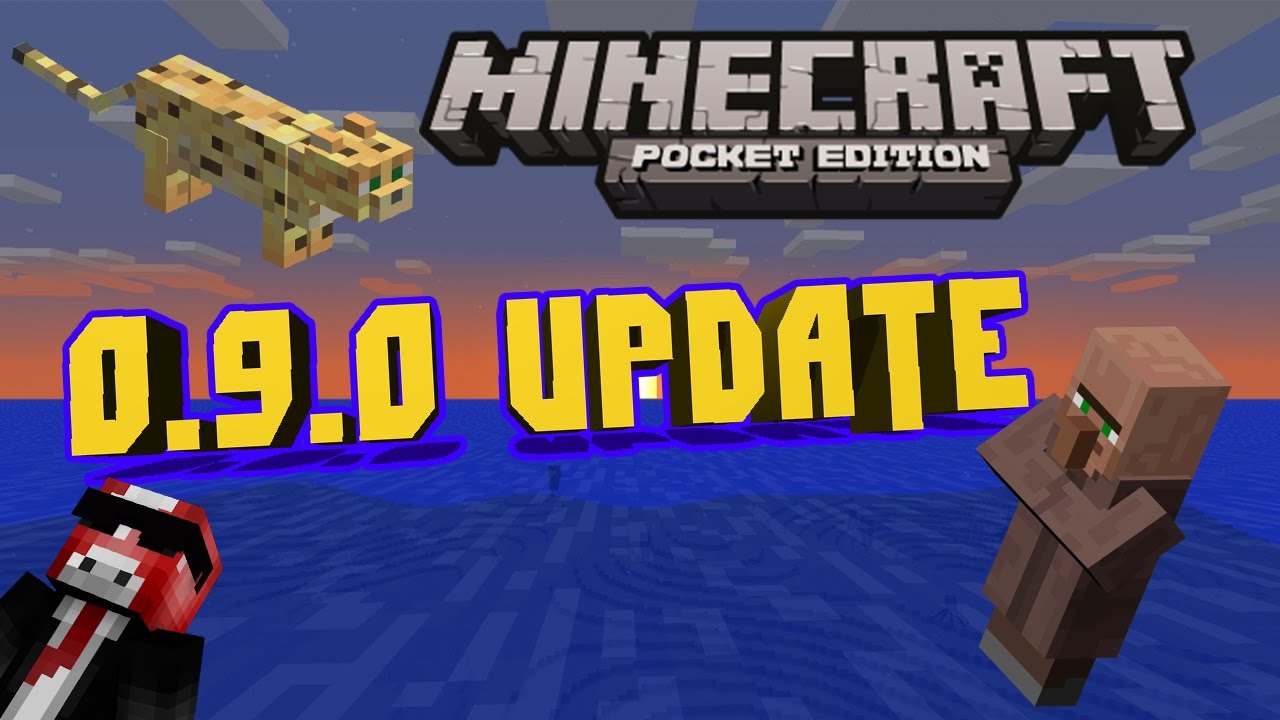 Minecraft PE: 0.9.0 BETA RELEASE AND OFFICIAL RELEASE! - YouTube