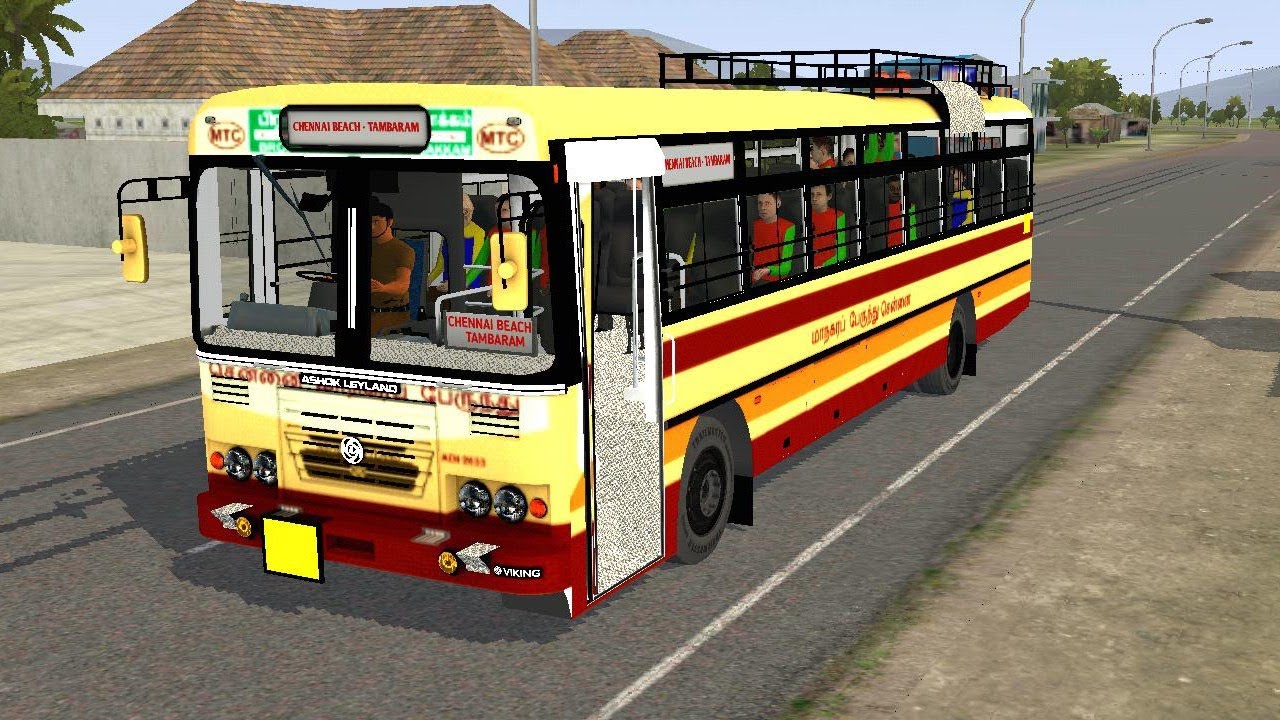 grnd new tamil nadu mtc livery for ap-tsrtc bus mod liverys - YouTube
