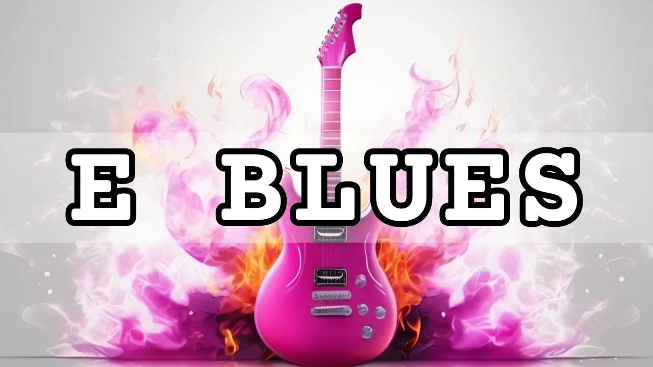 Swinging Blues Guitar Backing Track In E Blues - YouTube