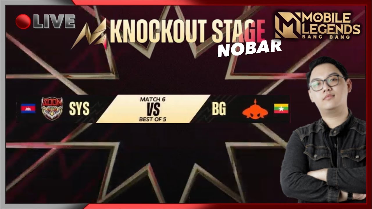 🔴NOBAR M5 KNOCKOUT STAGE SYS VS BG Mobile Legends Indonesia #M5 #M5 ...