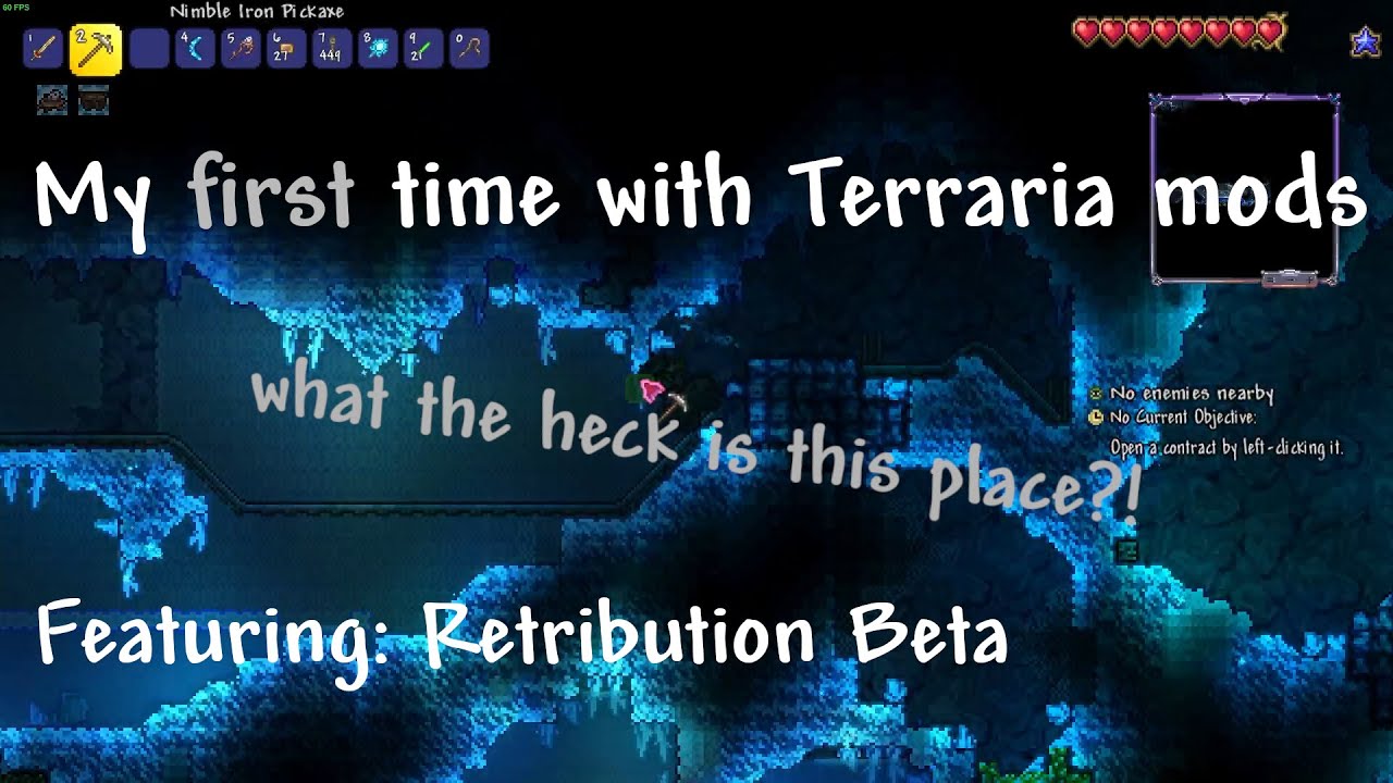 I tried Terraria mods for the first time... (Retribution Beta) - YouTube