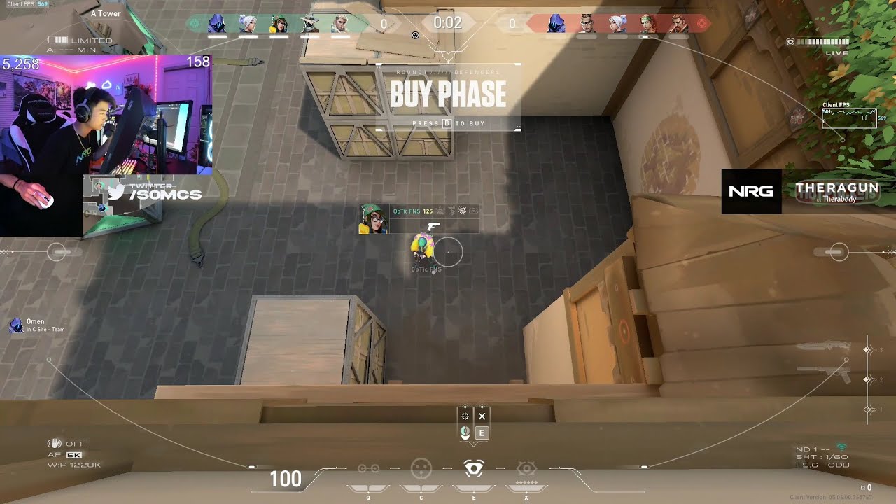 NRG s0m CYPHER VALORANT RANKED GAMEPLAY [ FULL MATCH VOD ] - YouTube