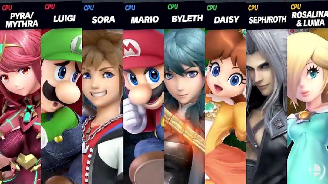 Super Smash Bros. Ultimate - Battle #1869 DLC & Super Mario Team Up ...
