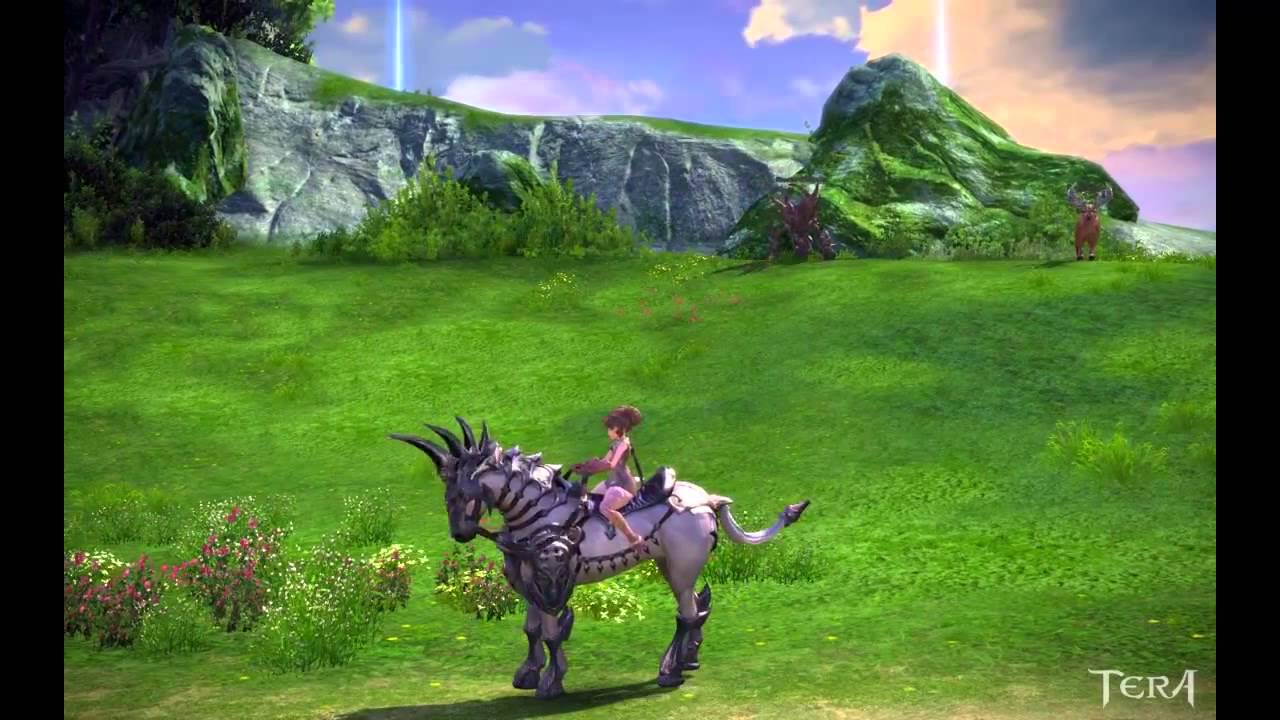 TERA Mounts - White Stallion - YouTube