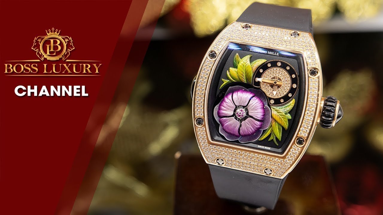 Review đồng hồ Richard Mille RM 19-02 Tourbillon Fleur - Bông hoa mộc ...