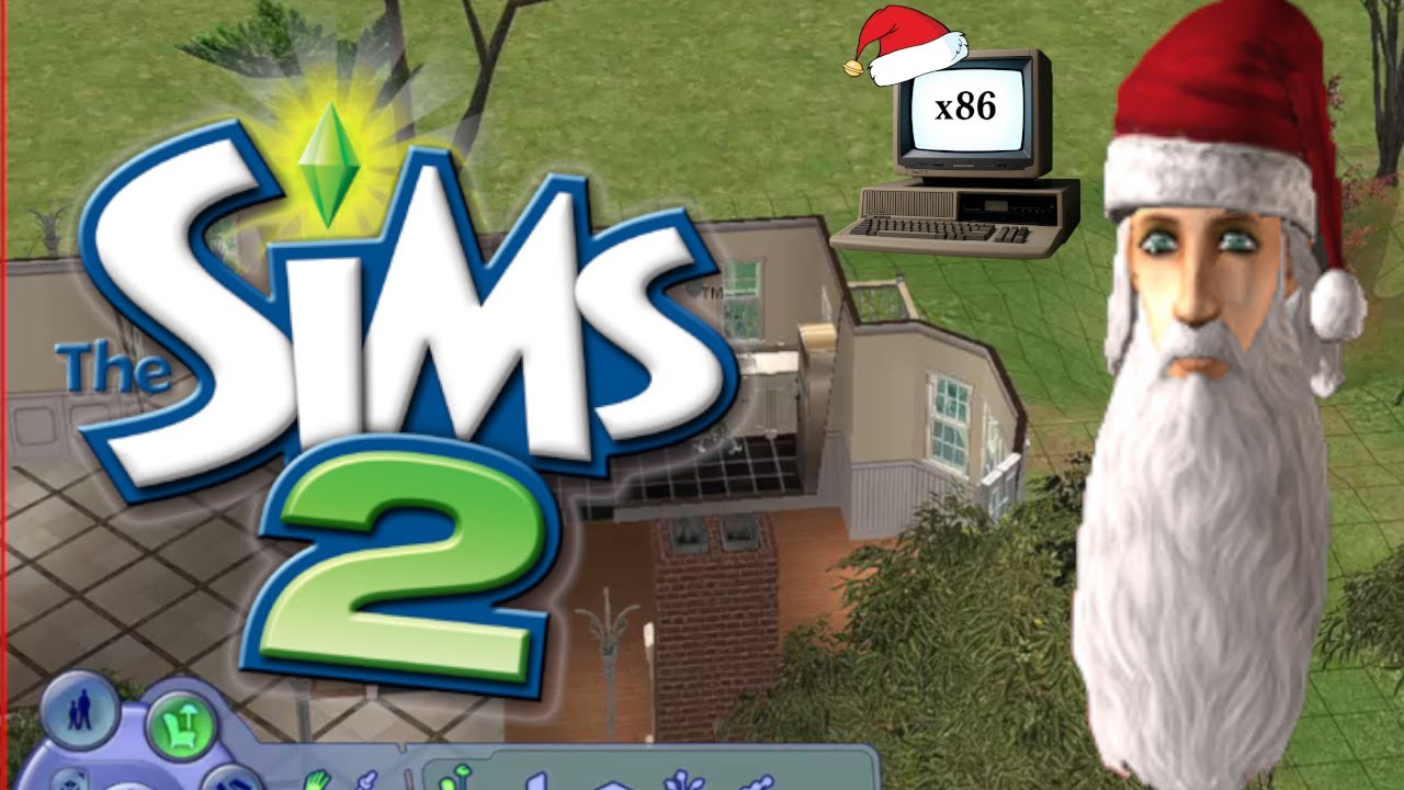 The Birth of the Santa Guy Sim | The Sims 2 | x86 Plays - YouTube