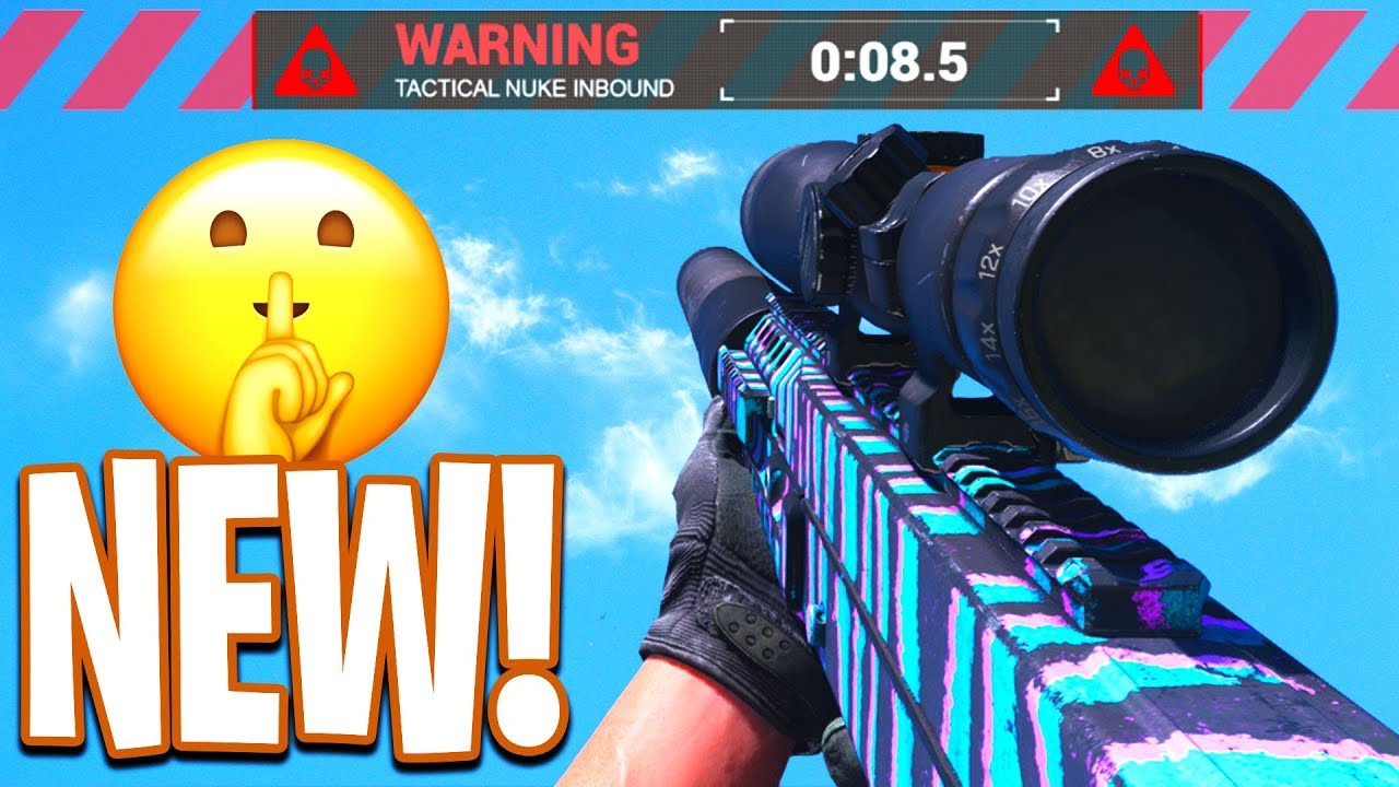 THE NEW SECRET SNIPER RIFLE in MODERN WARFARE.. (VKS WEAPON CONVERSION ...