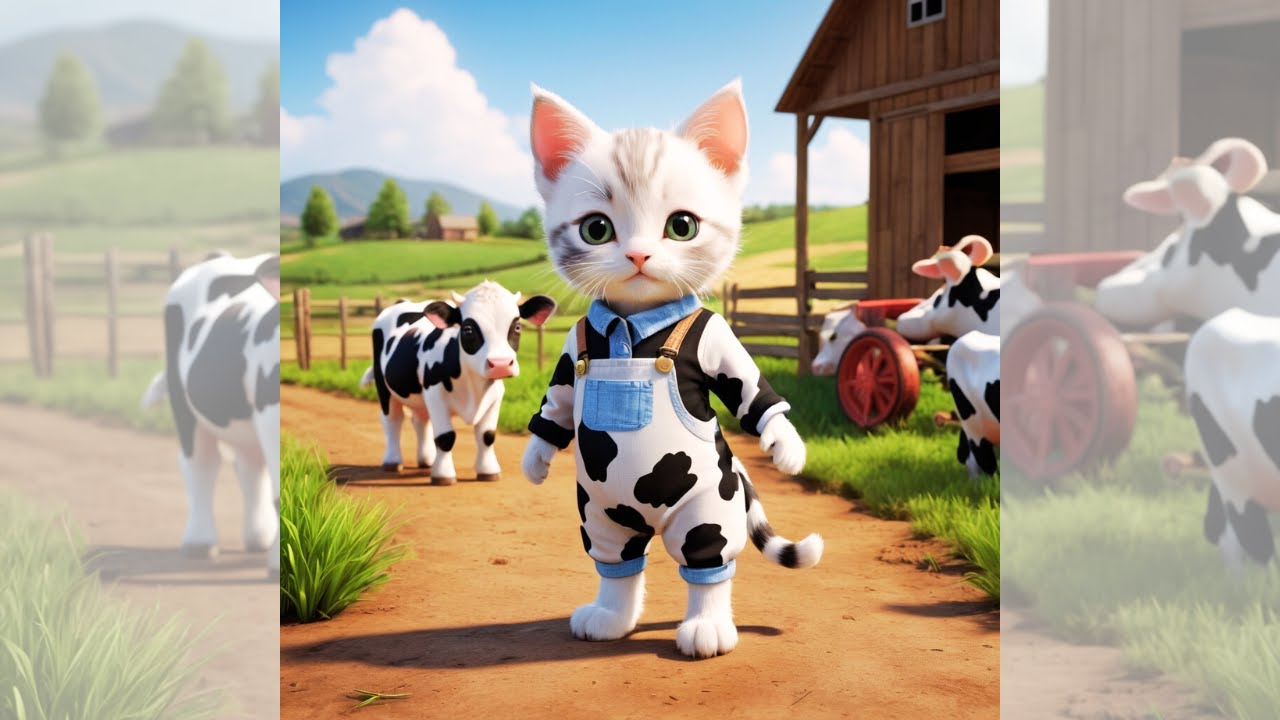 Cats Sing Old MacDonald Song | Kids Song | Nursery Rhymes - YouTube
