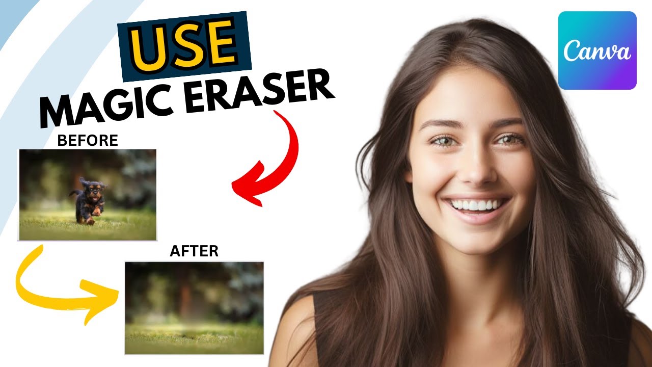 How To Use Magic Eraser In Canva (2024) - YouTube