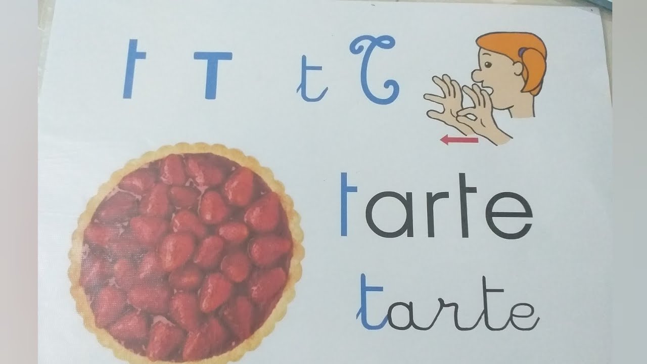 lecture/écriture: la lettre (t/T) et le montage syllabique - YouTube