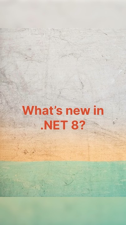 What’s new in .NET 8? #shorts #codetolive #dotnet #csharp #aspnetcore - YouTube