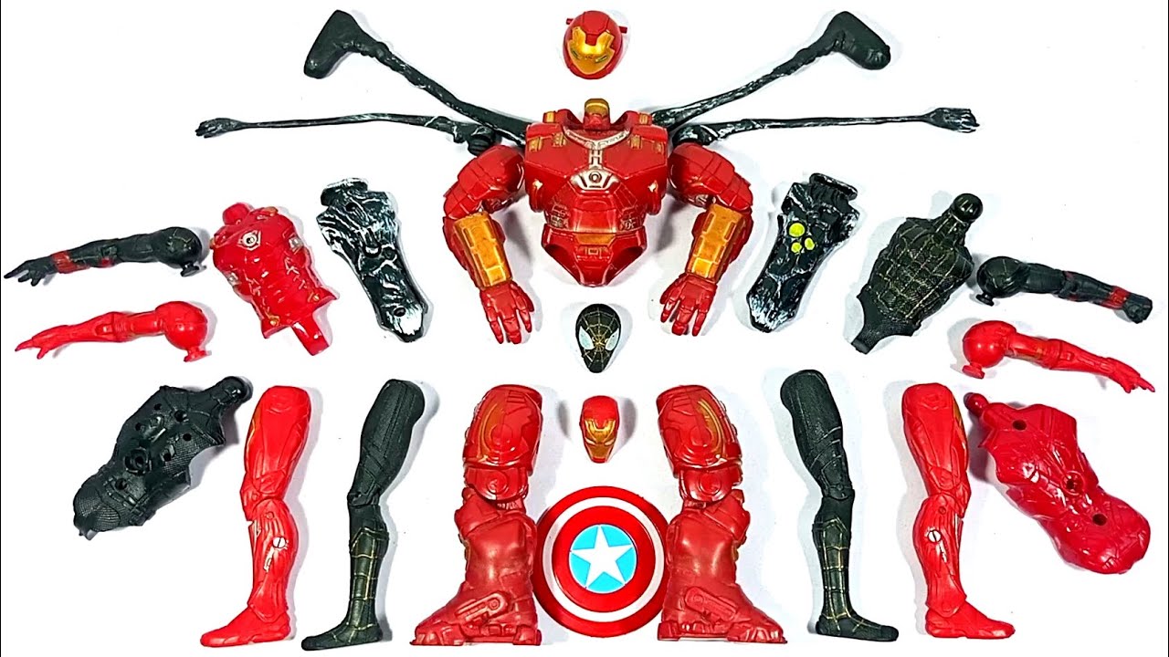 MERAKIT MAINAN ~ IRON BUSTER VS SIREN HEAD VS BLACK SPIDER VS IRONMAN ...