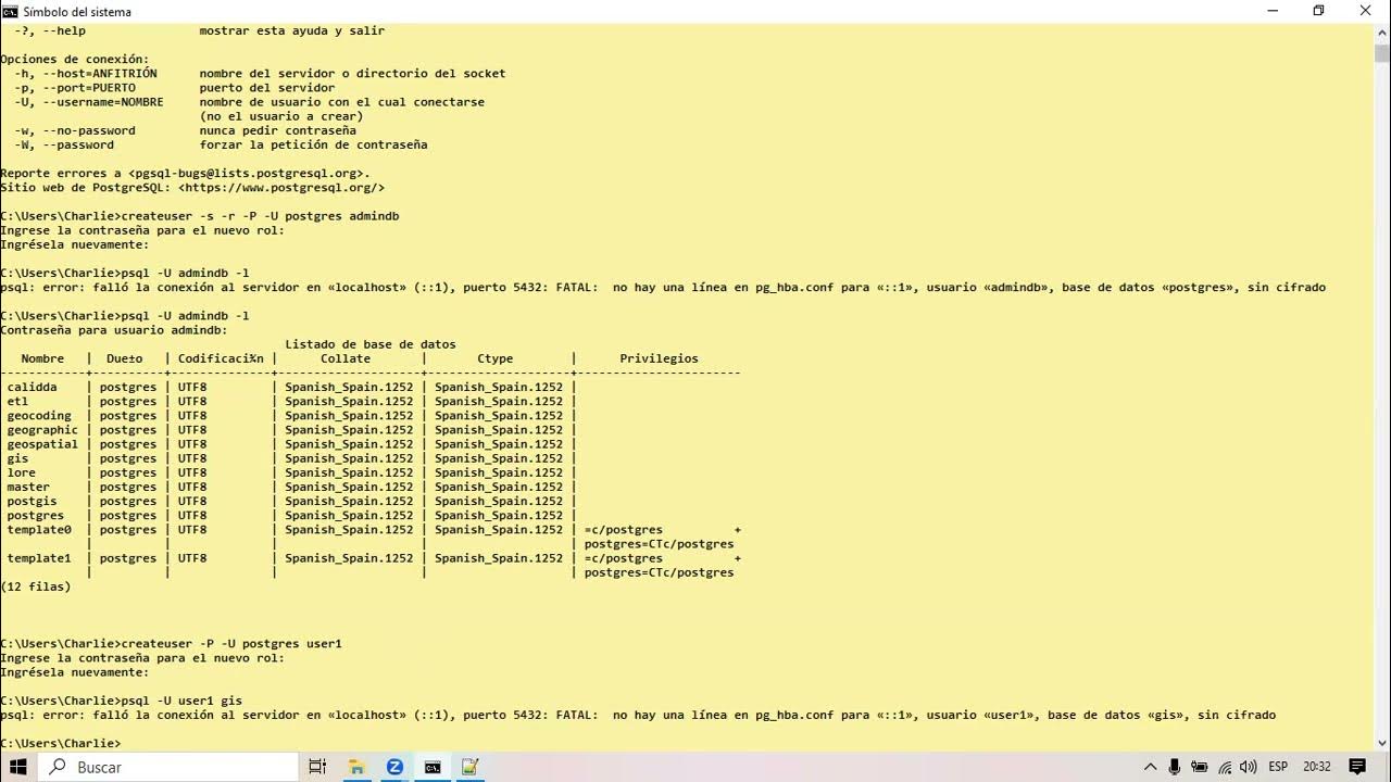 01-Crear Usuarios y configurar accesos en PostgreSQL - YouTube
