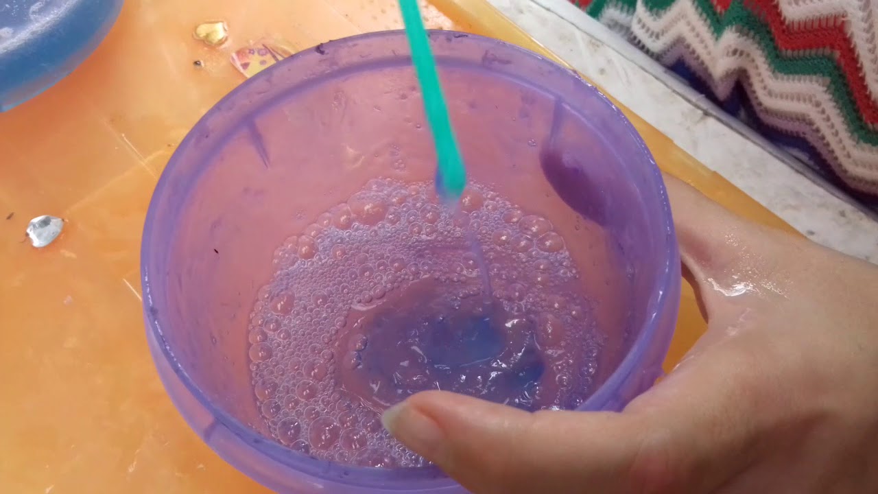 Haciendo slime de agua tutorial con michelle - YouTube
