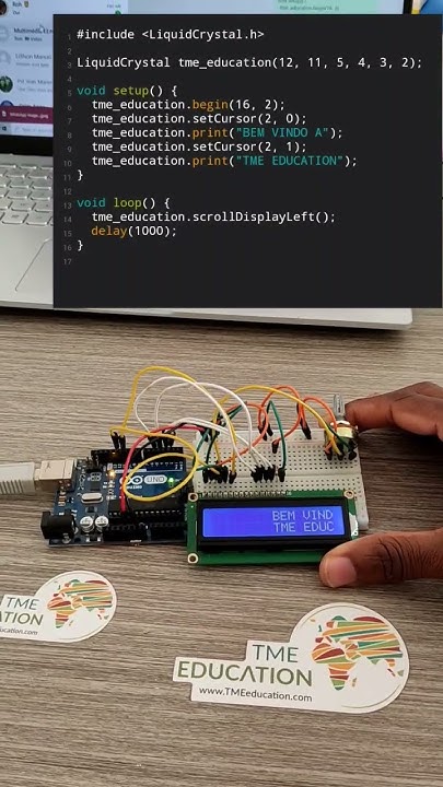 Arduino Controlando Um Lcd Com Arduino Lcd Arduino Shorts Youtube
