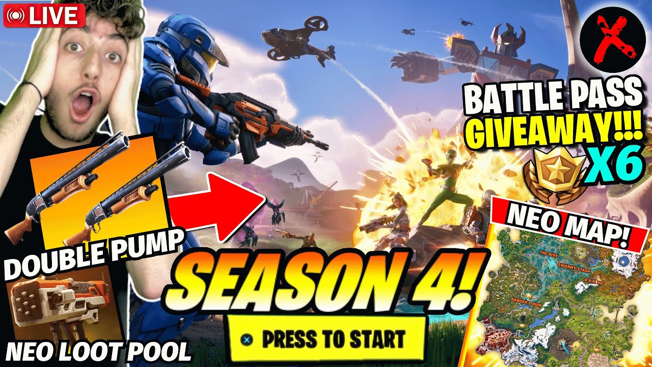 🔴Η SEASON 4 ΕΙΝΑΙ ΕΔΩ!!! 😱 ΝΕΟ MAP, ΟΠΛΑ, BATTLE PASS & GAMEPLAY 🔥 X6 ...