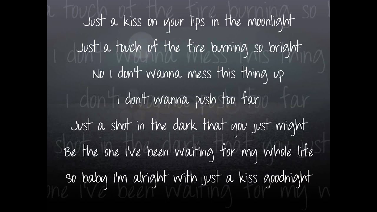 Just A Kiss In The Moonlight Lyrics