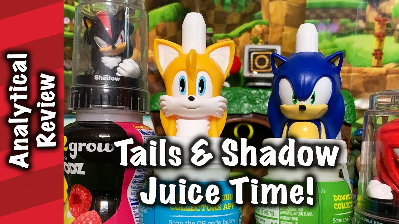 Tails & Shadow Juice Time! More Sonic Juice Topper Reviews - YouTube