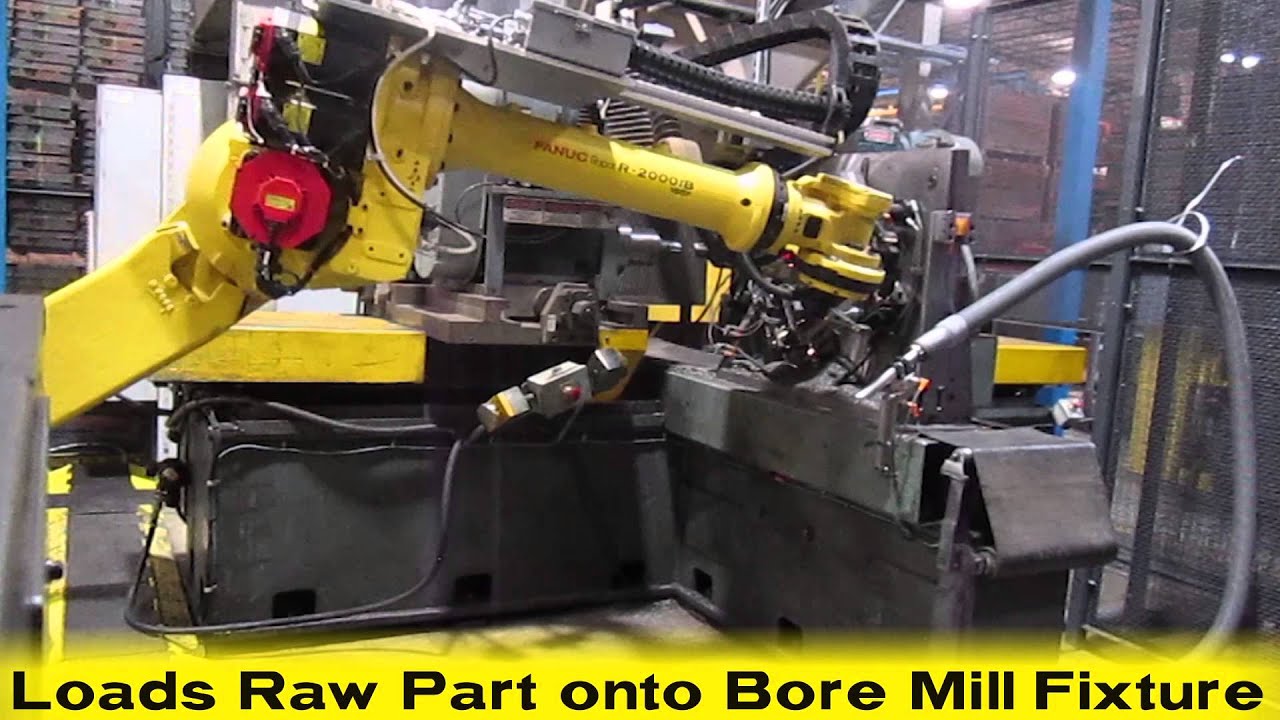 Innovative Boring Mill System Uses FANUC Robot to Load Heavy Parts ...