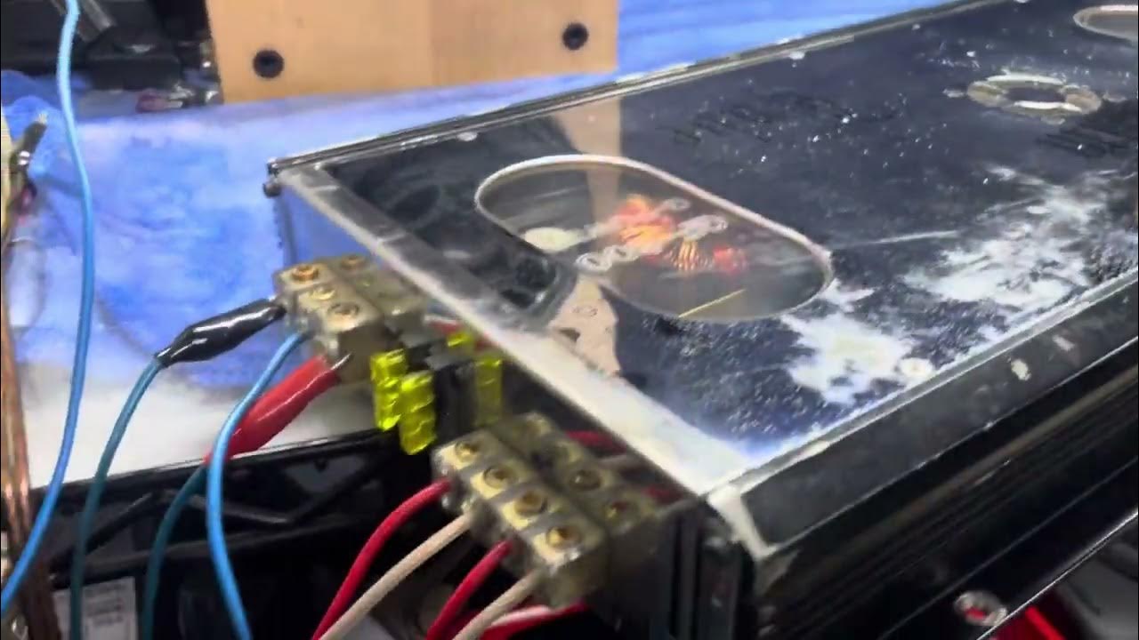 新竹湖口阿皓汽車音響：售美國 FOSCU GF-600兩聲道擴大機 聲音不錯長 43寬 21高 5 - YouTube