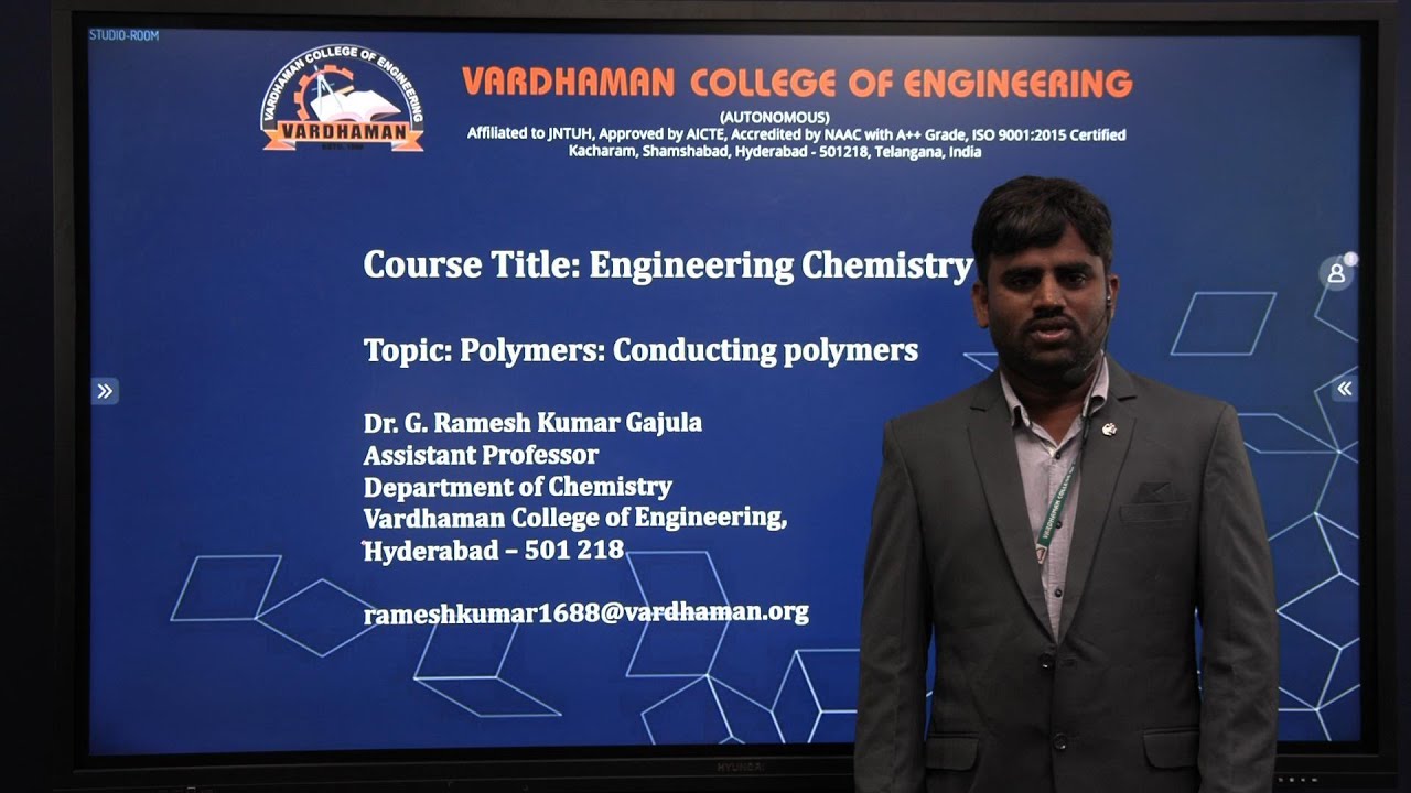 Engineering Chemistry - Polymers - Conducting Polymers - YouTube