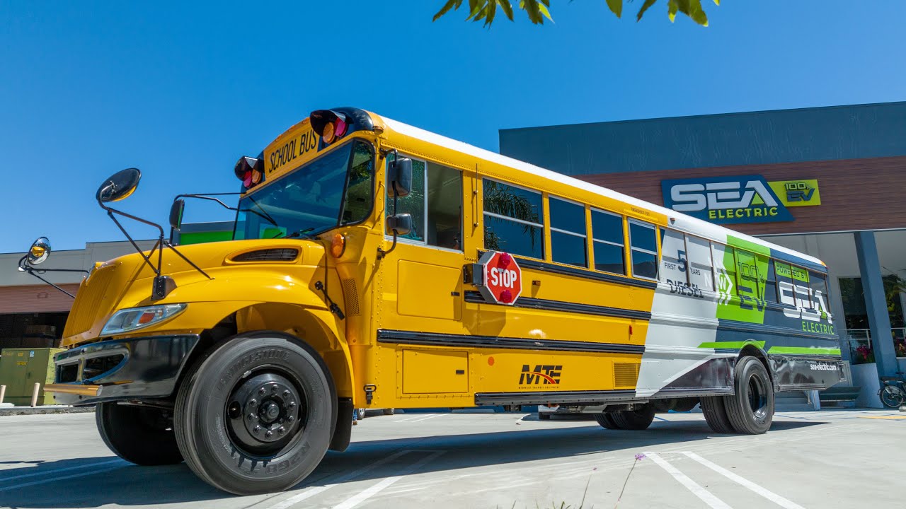 SEA Type C School Bus - YouTube