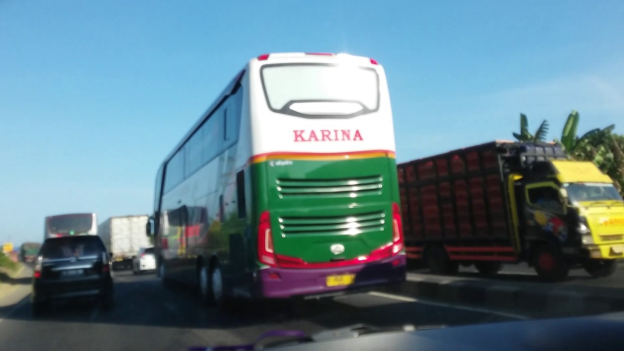 BUS KARINA DOBLE DECKER TAPI LEBIH GESIT - YouTube