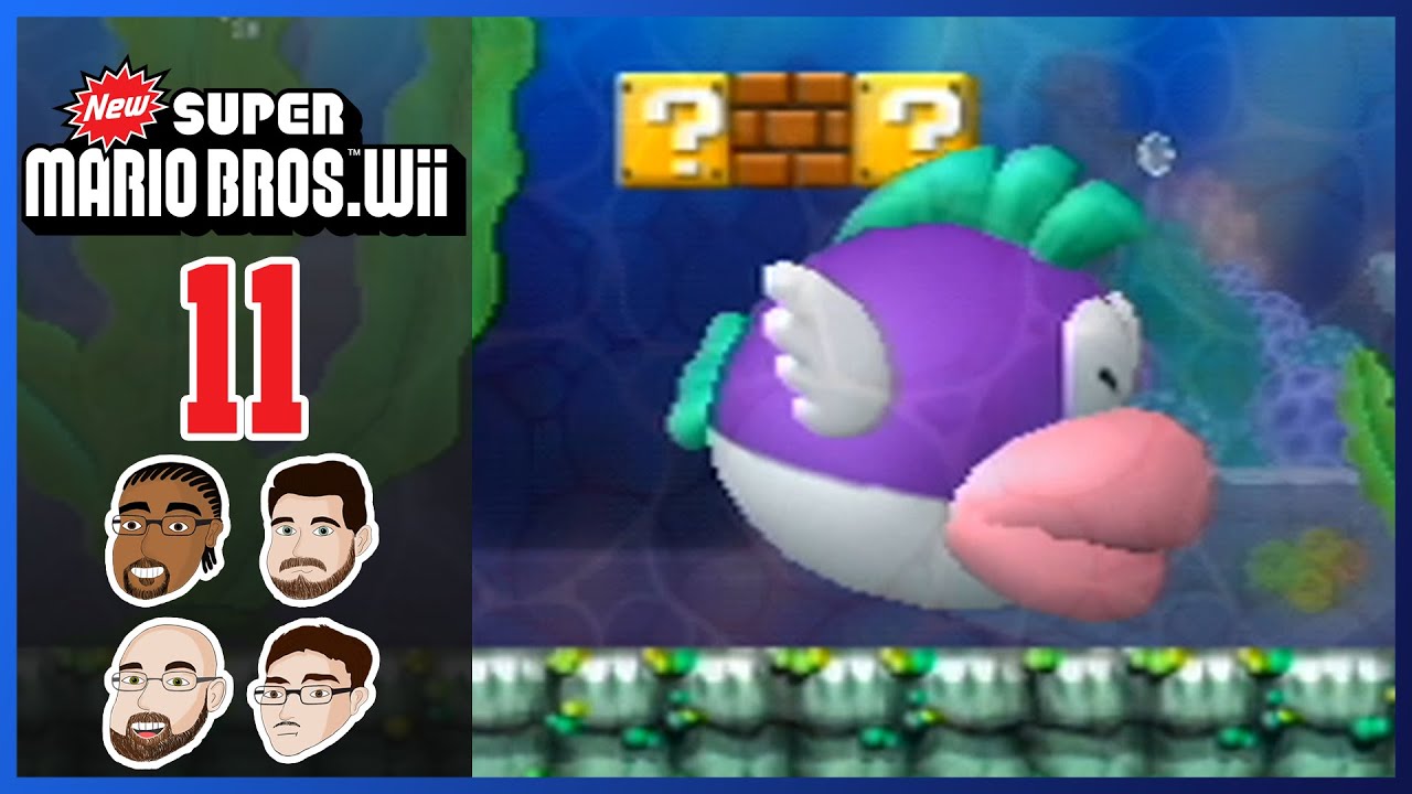 New Super Mario Bros Wii - Part 11: World 4 Gulp Gulp! - GoofGroup Co ...