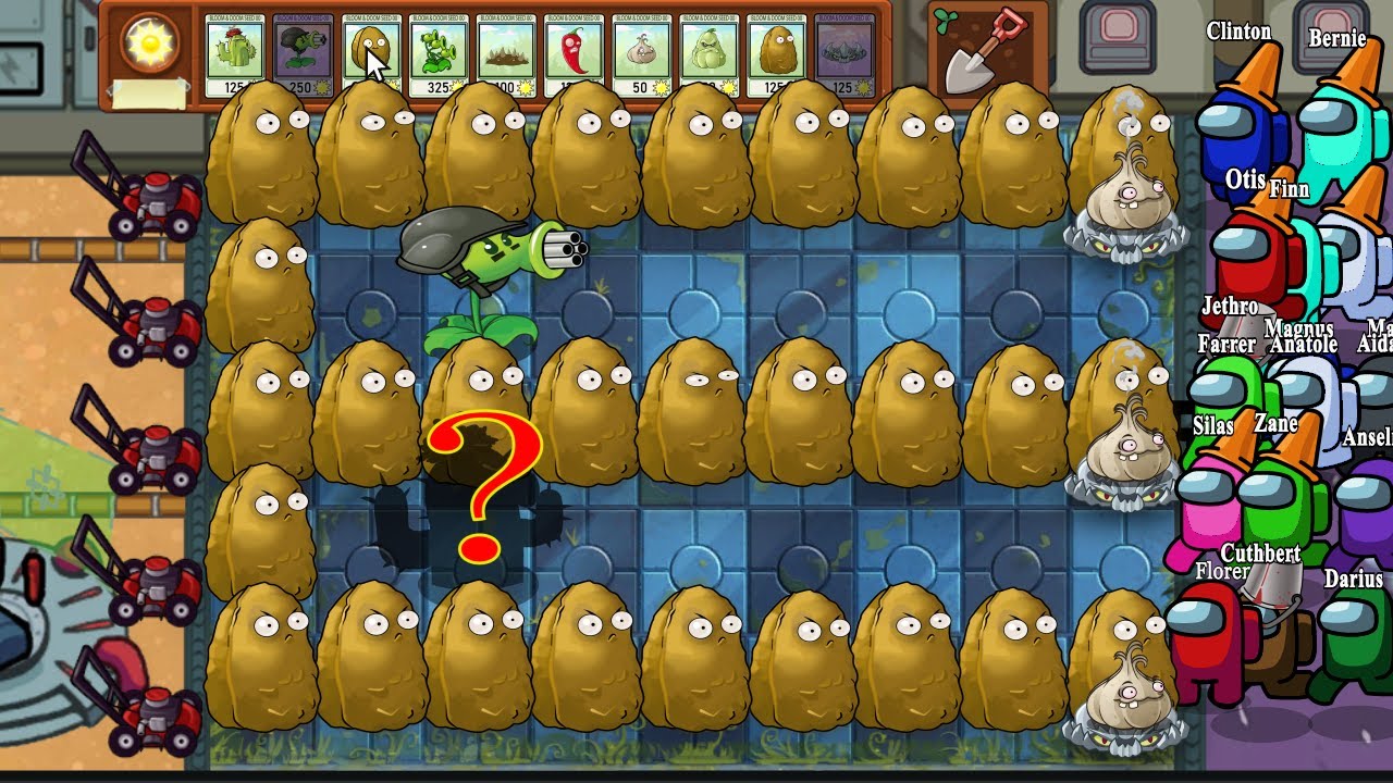Among Us Zombie: 1 Plant vs 999 Zombies - Plants vs. Zombies and Among ...