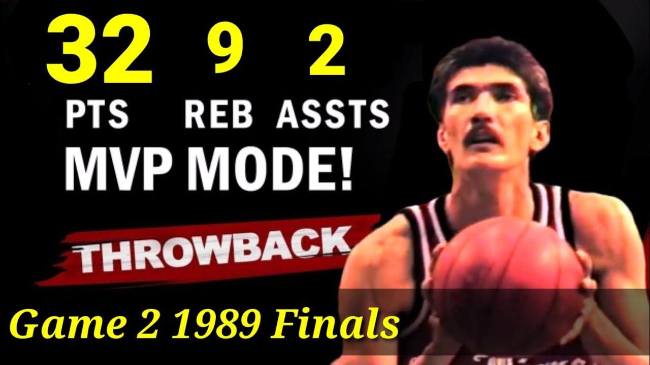 Mon Fernandez 32pts / 9 rebs at age 36 | Game 2 1989 PBA FINALS - YouTube