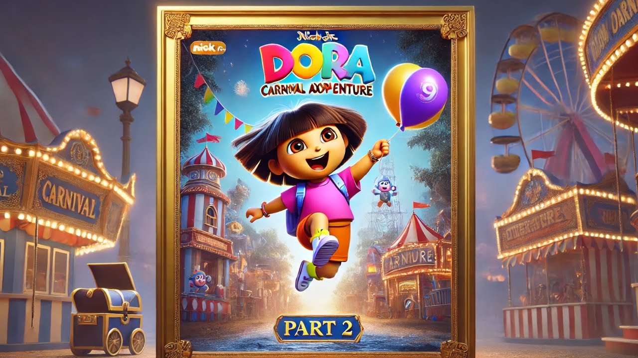 DORA's CARNIVAL ADVENTURE Part 2! 🪅 MORE FUN Carnival GAMES with DORA ...