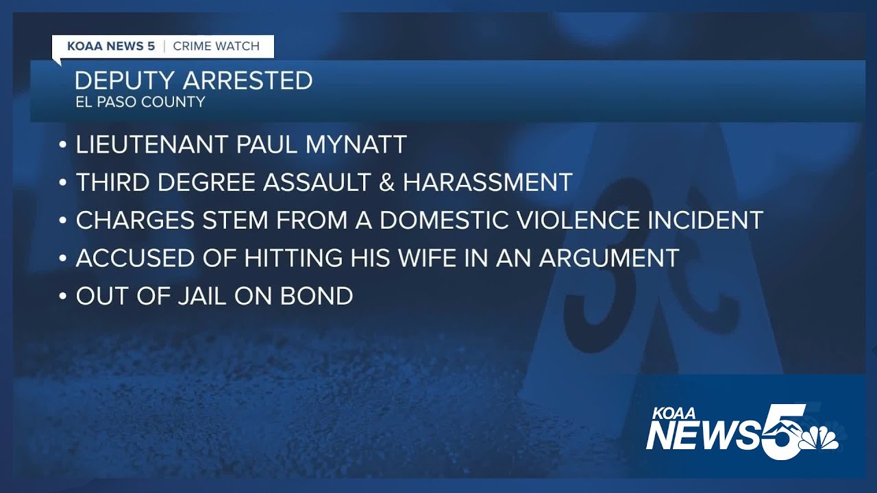 Arrest papers show what led to arrest of El Paso County Sheriff's ...