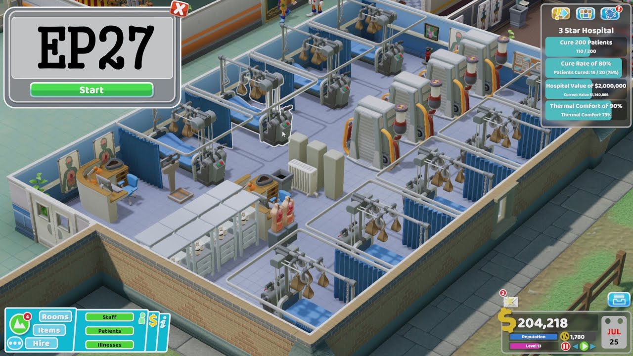 Two Point Hospital EP27: Mission 4 - Tumble - 5 - YouTube
