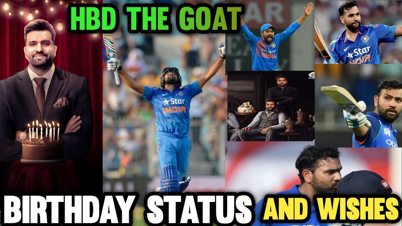 Happy Birthday to Rohit Sharma |status and wishes from everyone | Rohit ...
